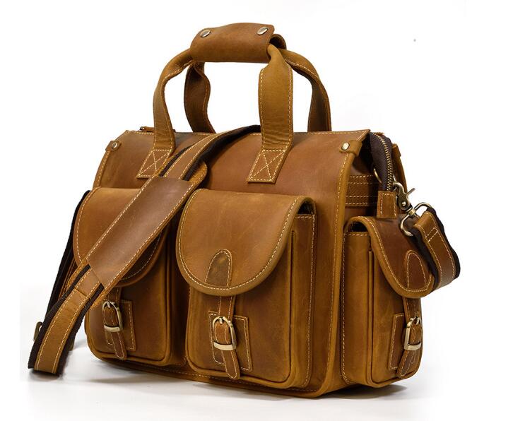 Women's Leather Messenger Bags - LeatherNeo