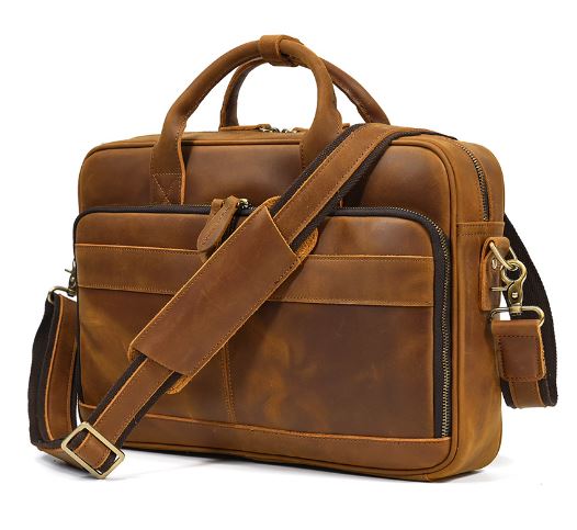 15 Inch Leather Laptop Bags - LeatherNeo