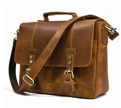 16 Inch Leather Laptop Bags - LeatherNeo