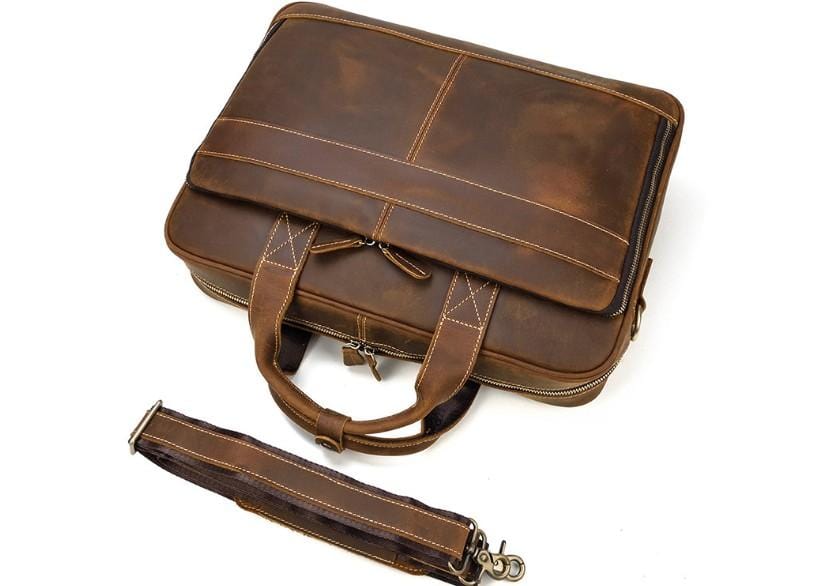 15 Inch Womens Brown Leather Laptop Bags – LeatherNeo